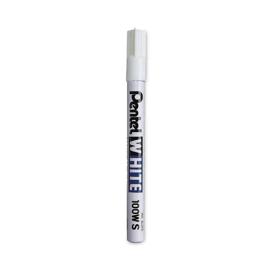 Pentel - Permanent Marker: White, AP Non-Toxic, Bullet Tip | MSC Direct