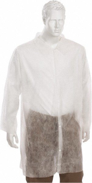 PRO-SAFE - Pack of (30) Size 3XL White Lab Coats without Pockets | MSC ...