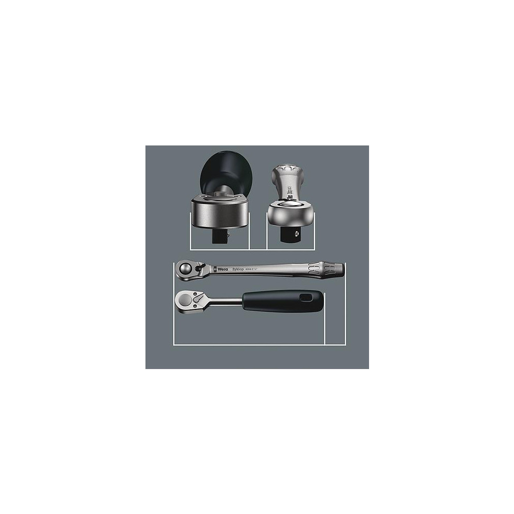 Wera - Combination Hand Tool Sets: Bit Set, Socket, 28, Inch | MSC Direct