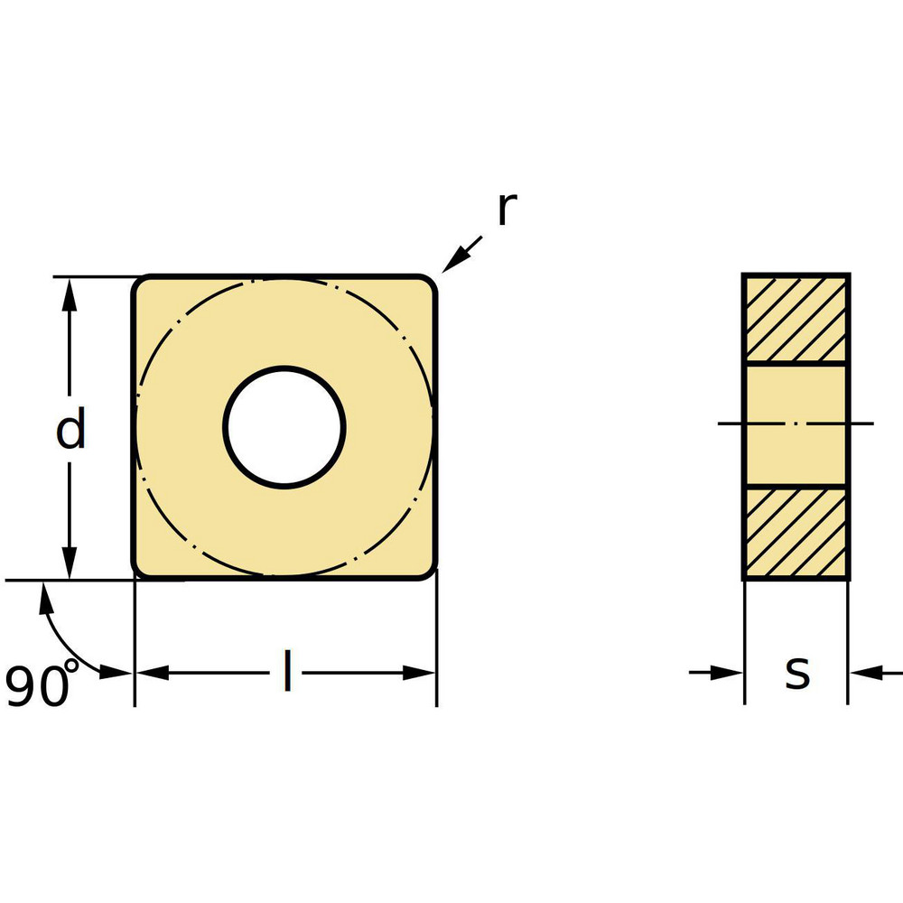 Walter - Turning Insert: SNMG434-RM5 WSM30S, Carbide | MSC Direct