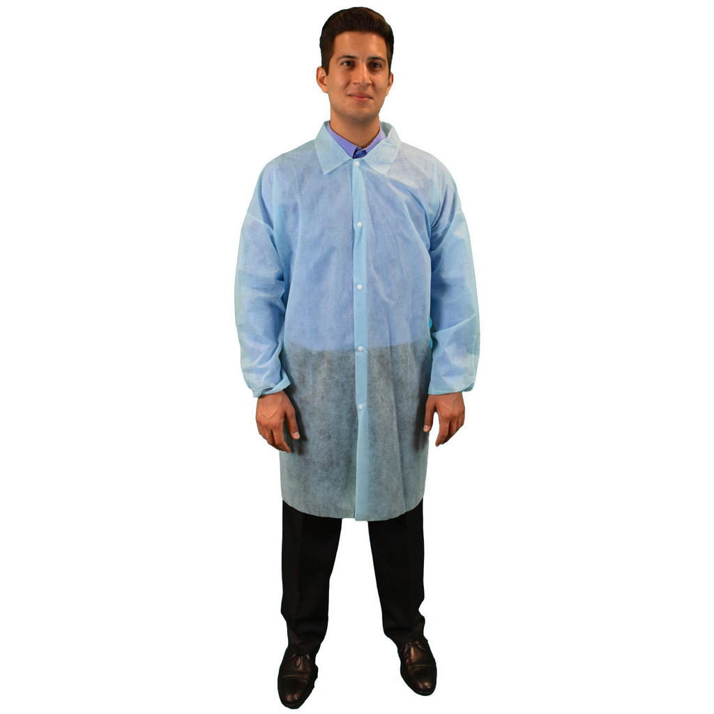 PRO-SAFE - Coat: Disposable, 30 oz Material, Size 4X-Large ...
