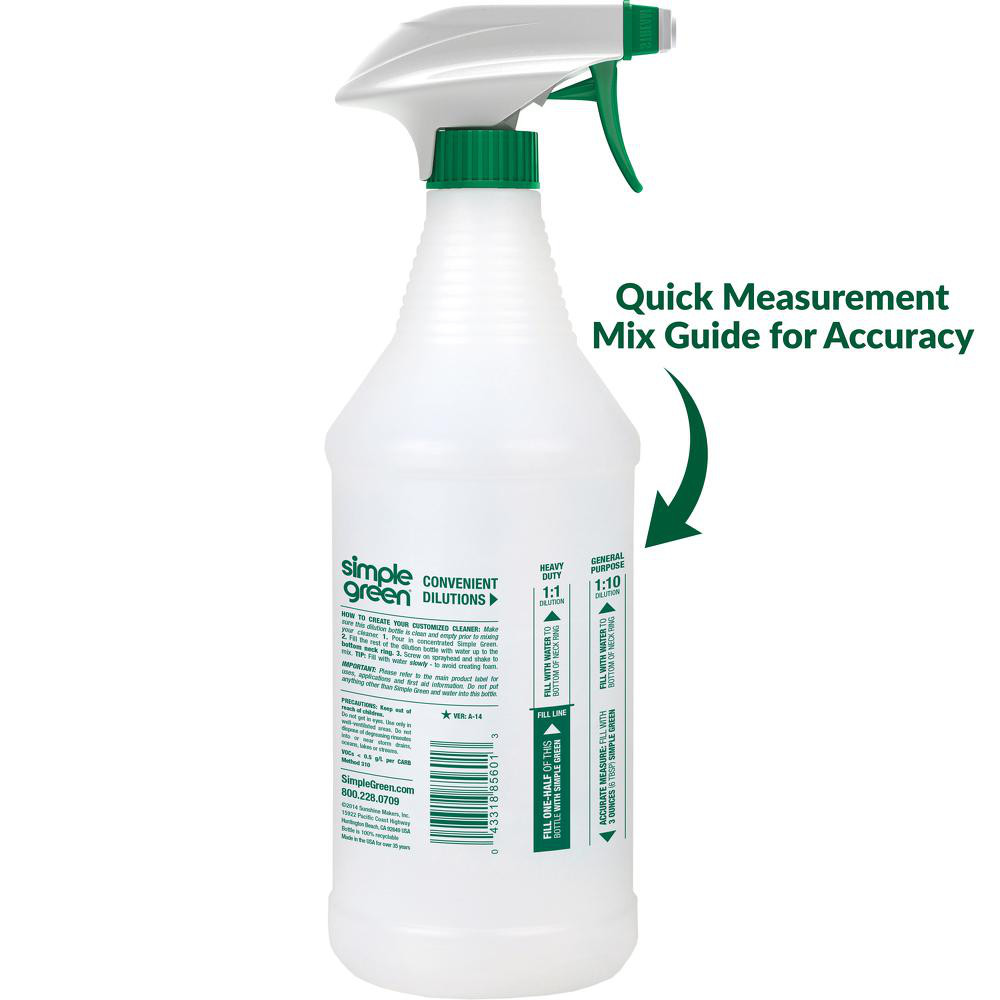 Simple Green® - Dilution Bottle, 32 oz Spray Bottle | MSC Direct