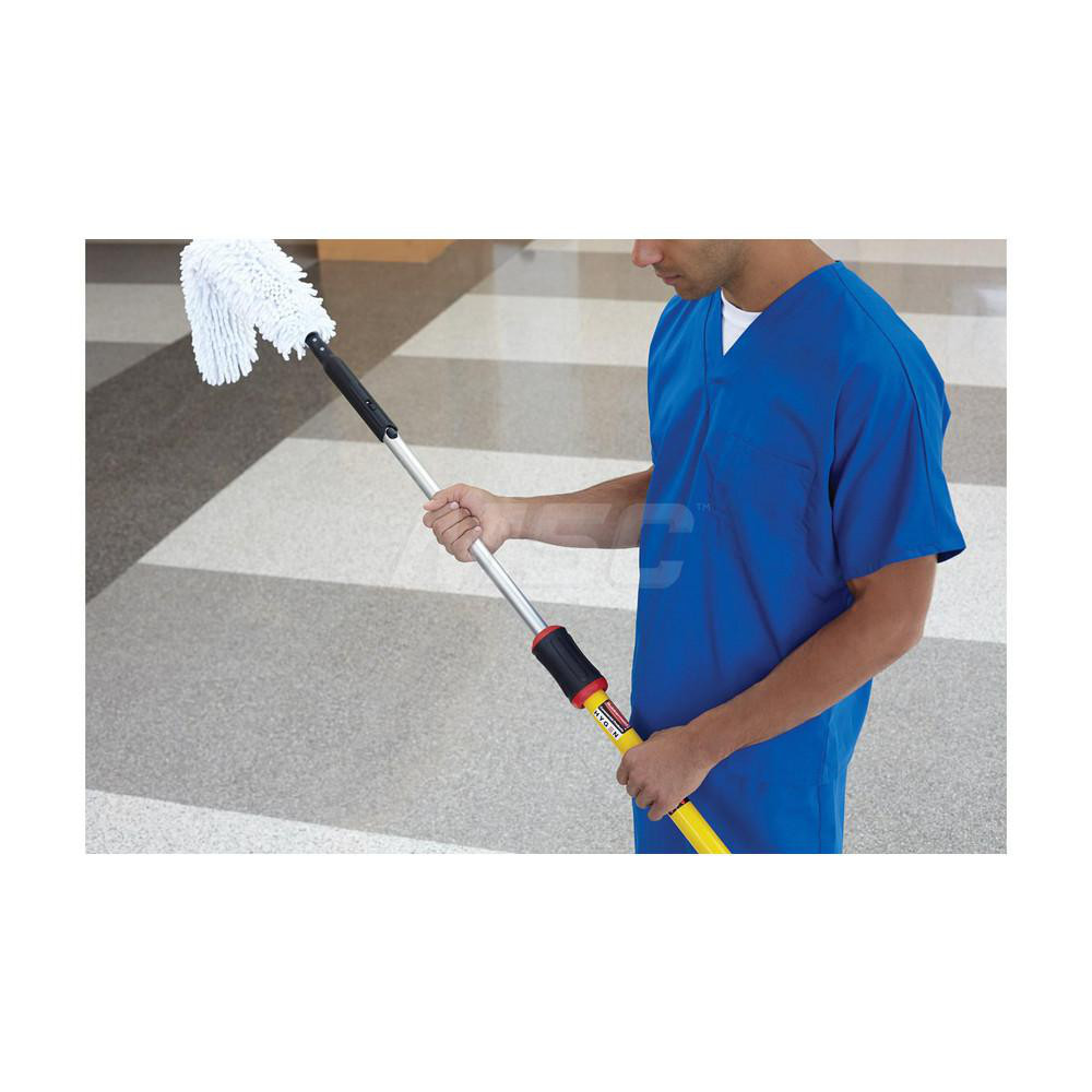 Rubbermaid - HYGEN Flexible Dusting Wand with Microfiber Duster Cover/Sleeve, 29 inch, White ...