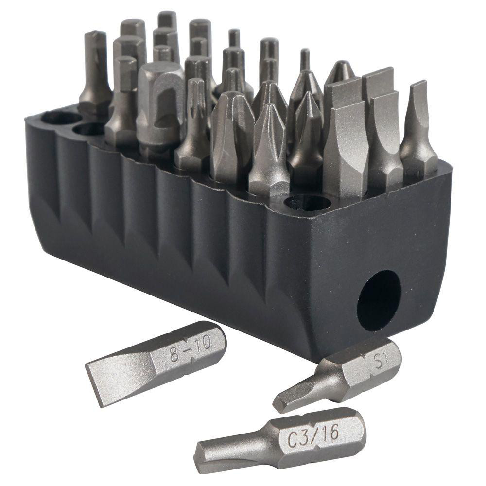 Klein Tools - Screwdriver Insert Bit Set: Hex Phillips, Slotted, Square ...