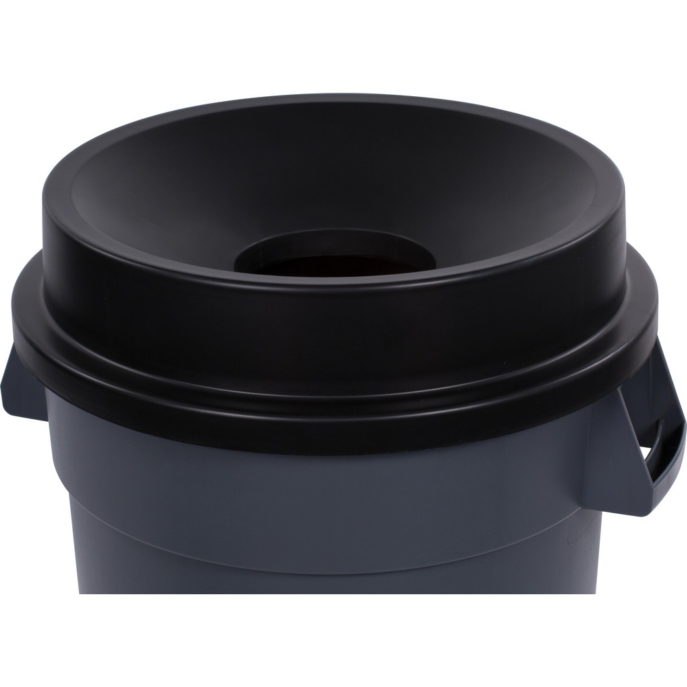Carlisle - Bronco™ 32 gal Round Funnel Lid, Black | MSC Direct