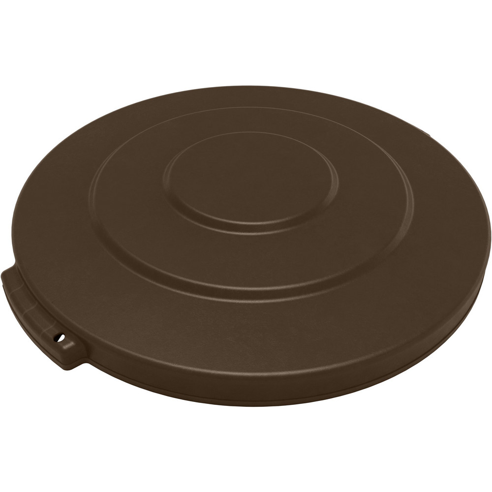 Carlisle - Bronco™ 10 gal Round Trash Container Lid, Brown | MSC Direct