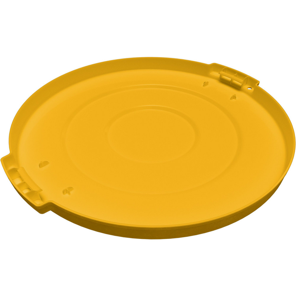 Carlisle - Bronco™ 10 gal Round Trash Container Lid, Yellow | MSC Direct
