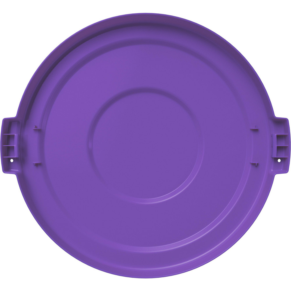 Carlisle - Bronco™ 20 gal Round Trash Container Lid, Purple | MSC Direct