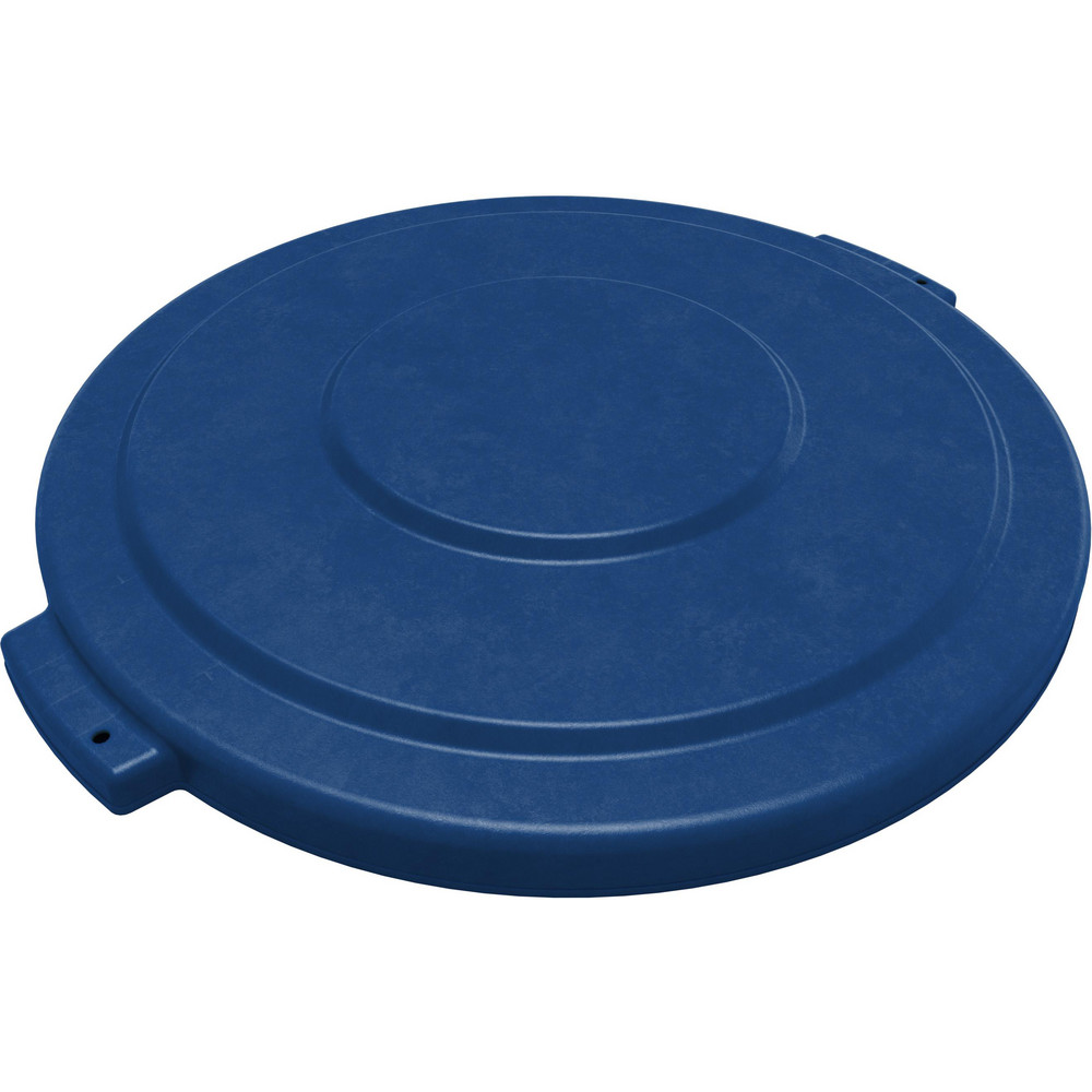 Carlisle - Bronco™ 32 gal Round Trash Container Lid, Blue | MSC Direct