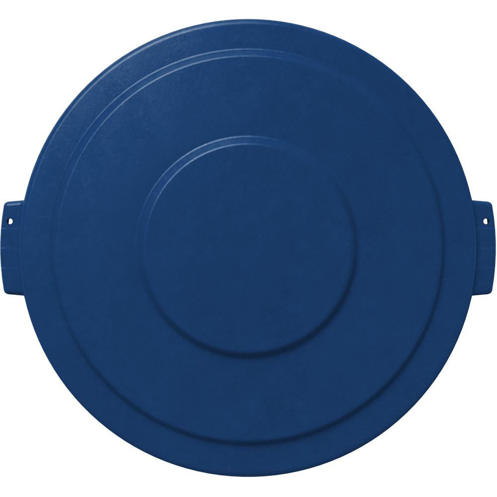 Carlisle - Bronco™ 32 gal Round Trash Container Lid, Blue | MSC Direct
