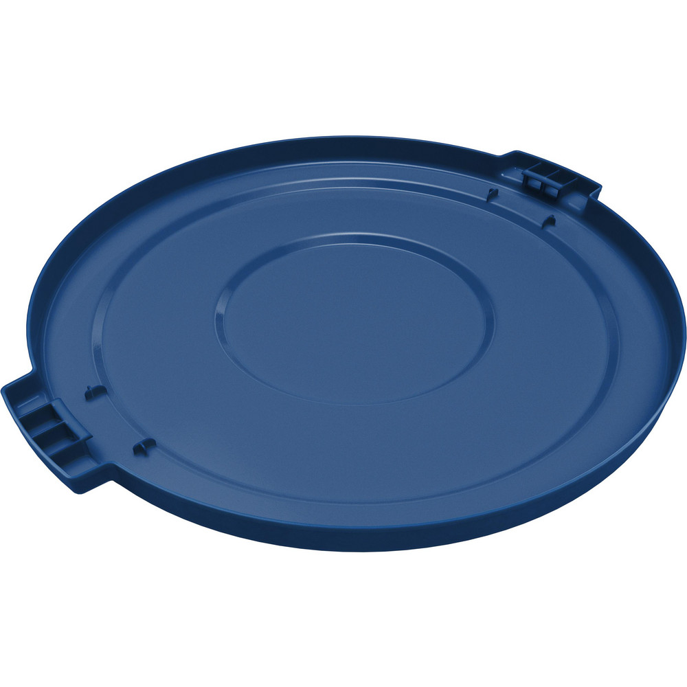 Carlisle - Bronco™ 32 gal Round Trash Container Lid, Blue | MSC Direct