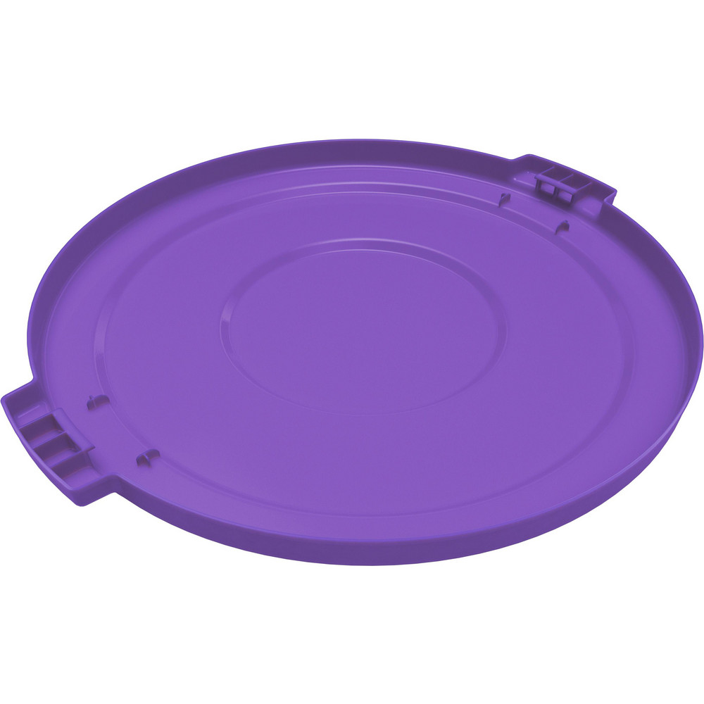 Carlisle - Bronco™ 32 gal Round Trash Container Lid, Purple | MSC Direct