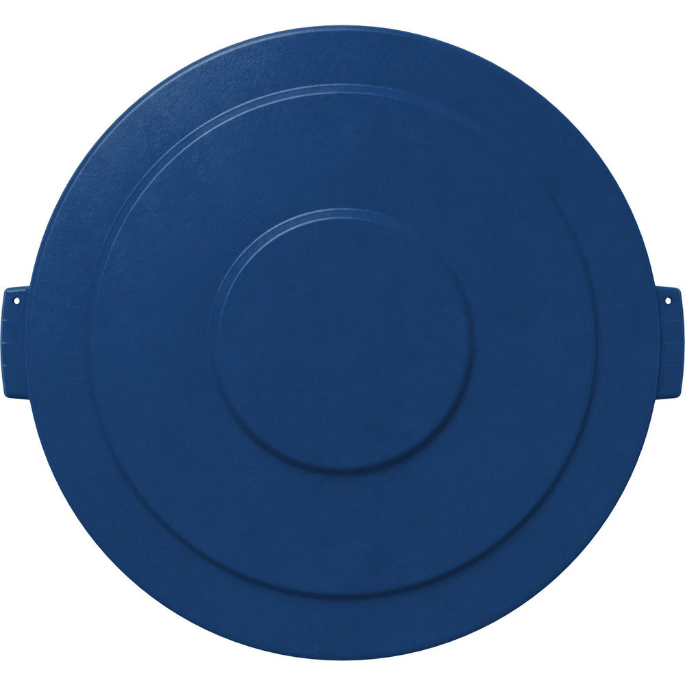 Carlisle - Bronco™ 44 gal Round Trash Container Lid, Blue | MSC Direct
