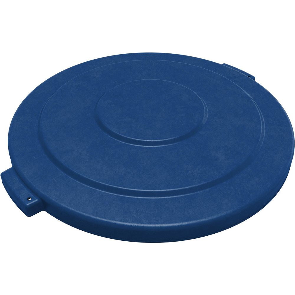 Carlisle - Bronco™ 55 gal Round Trash Container Lid, Blue | MSC Direct