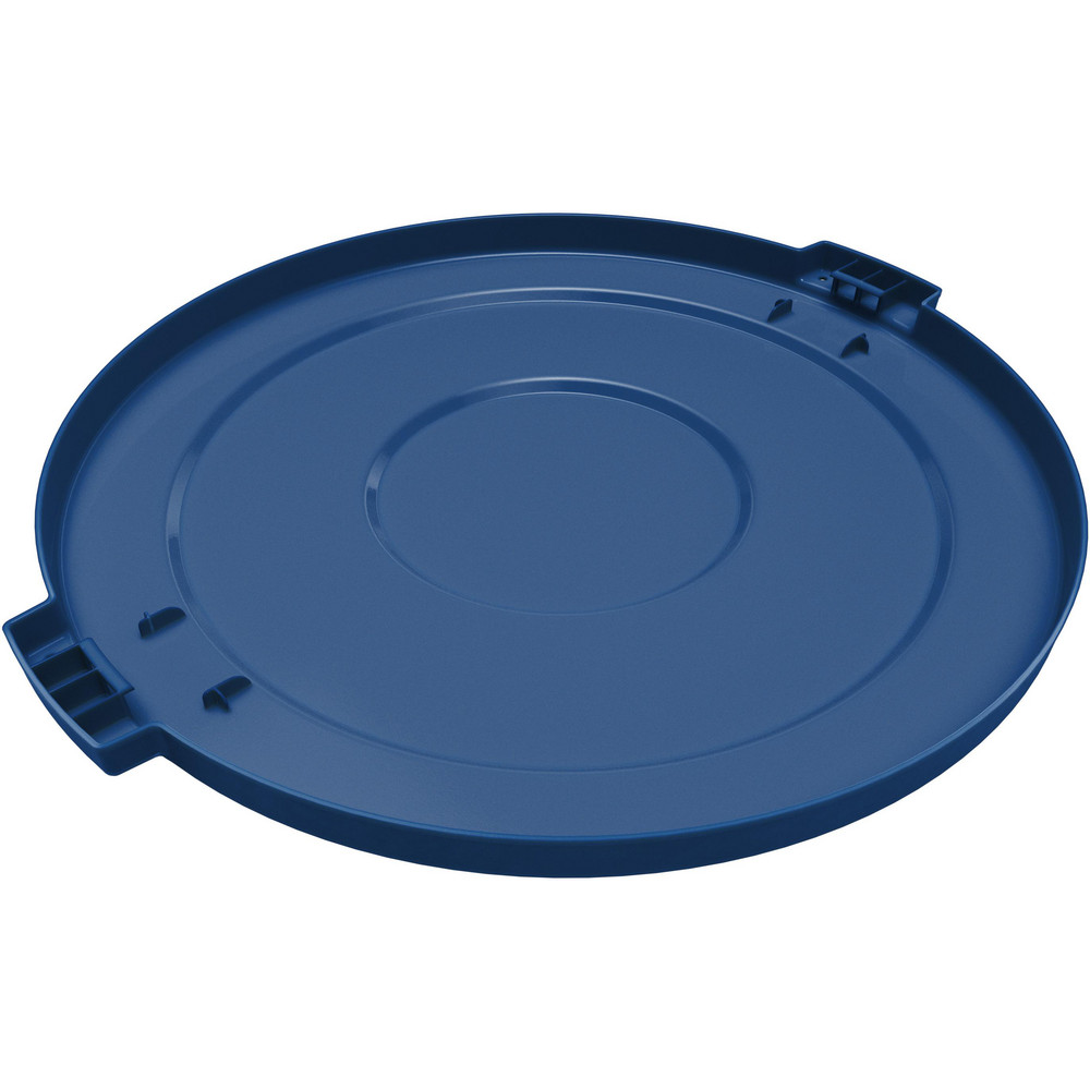 Carlisle - Bronco™ 55 gal Round Trash Container Lid, Blue | MSC Direct
