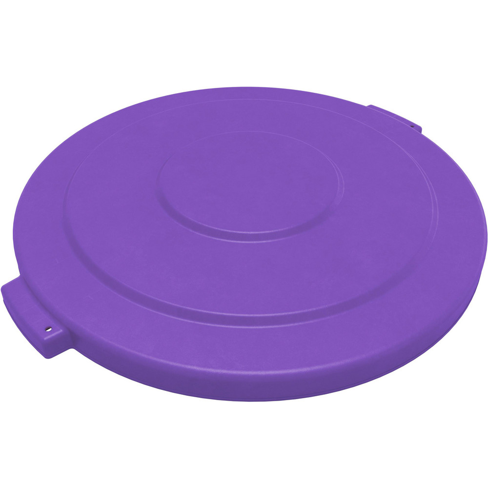 Carlisle - Bronco™ 55 gal Round Trash Container Lid, Purple | MSC Direct