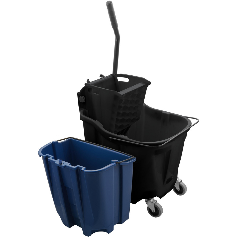 Carlisle - Sparta® Omnifit 35 Quart Mop Bucket Combo Side Press Wringer ...