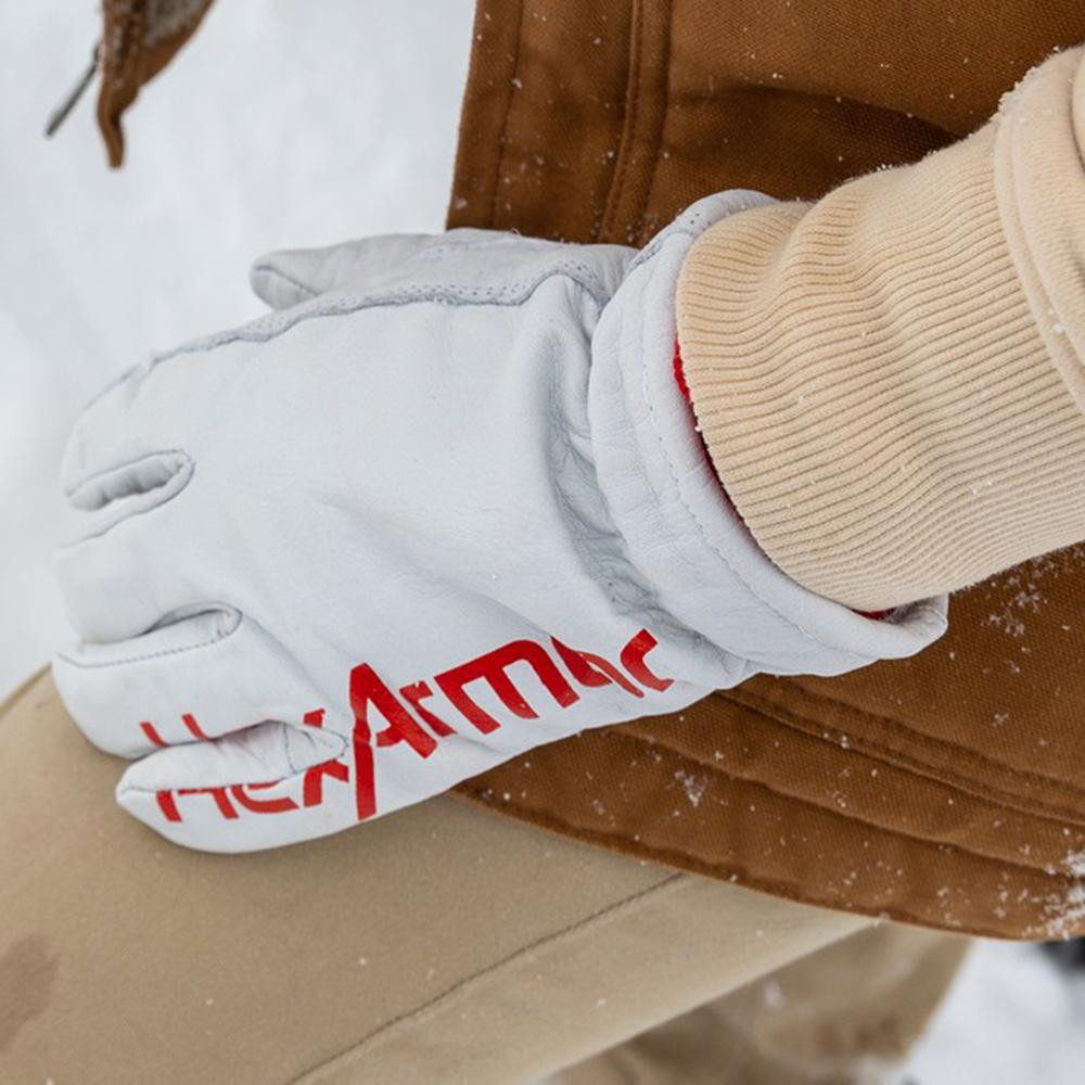 HexArmor® - Lined Insulated Leather Palm Gloves: Size X-Small, Leather | MSC Direct