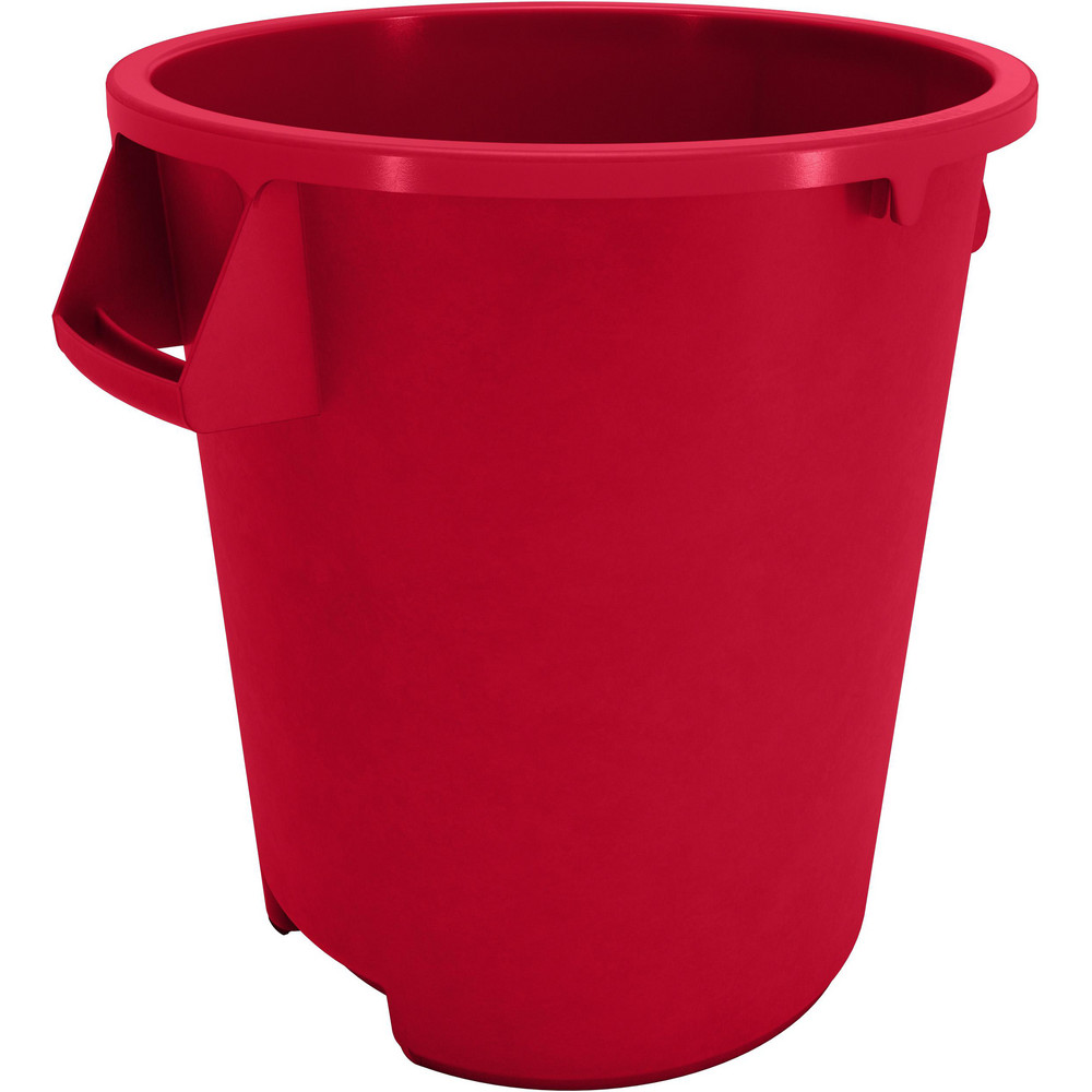 Carlisle - Bronco™ 10 gal Round Trash Container, Red | MSC Direct