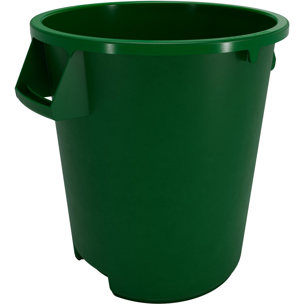 Carlisle - Bronco™ 10 gal Round Trash Container, Green | MSC Direct