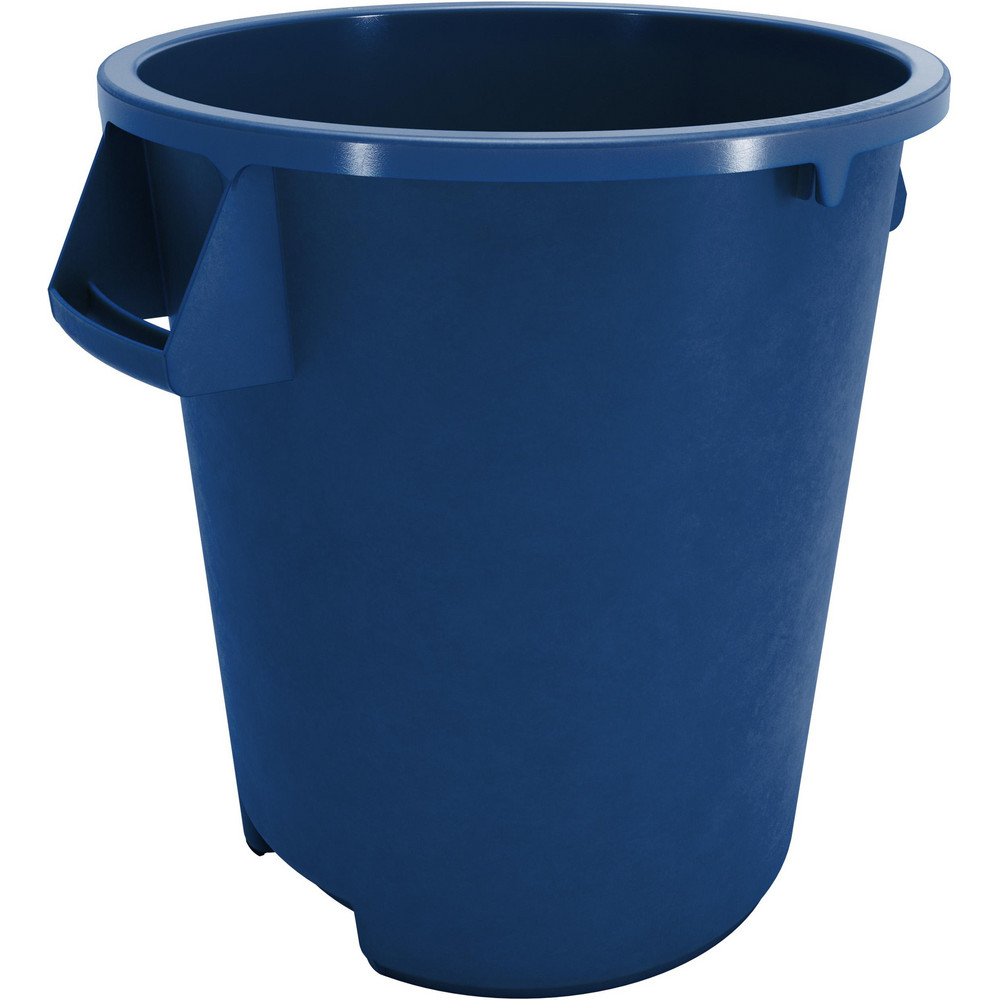 Carlisle - Bronco™ 10 gal Round Trash Container, Blue | MSC Direct