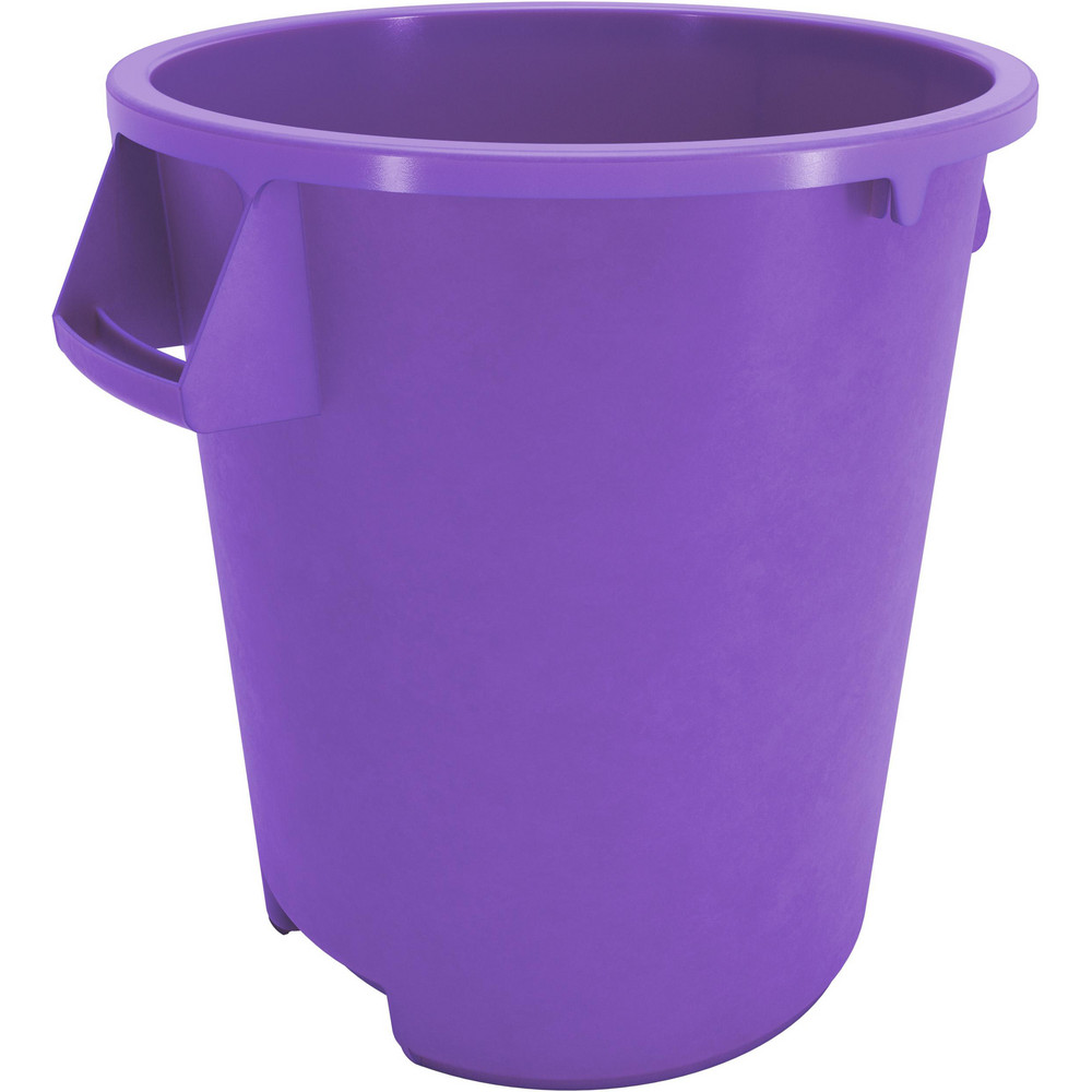 Carlisle - Bronco™ 10 gal Round Trash Container, Purple | MSC Direct