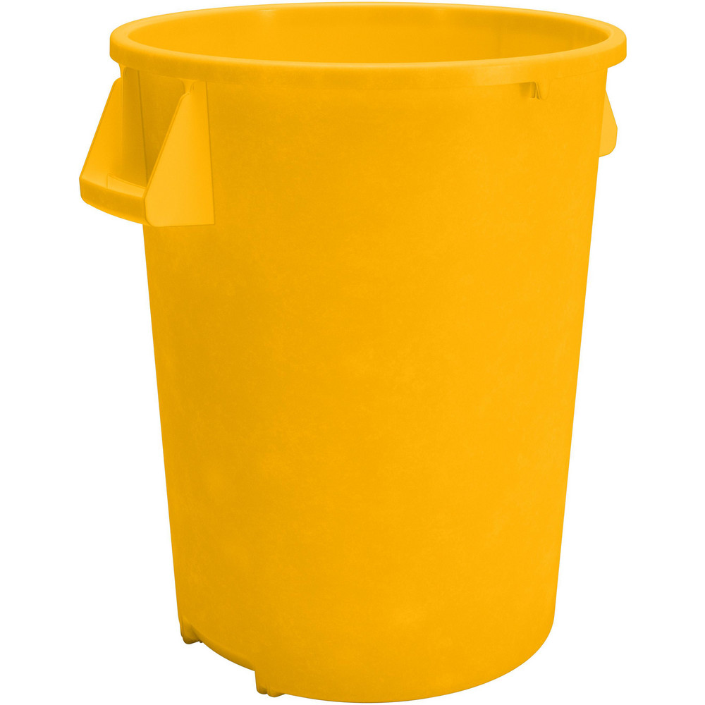Carlisle - Bronco™ 20 gal Round Trash Container, Yellow | MSC Direct