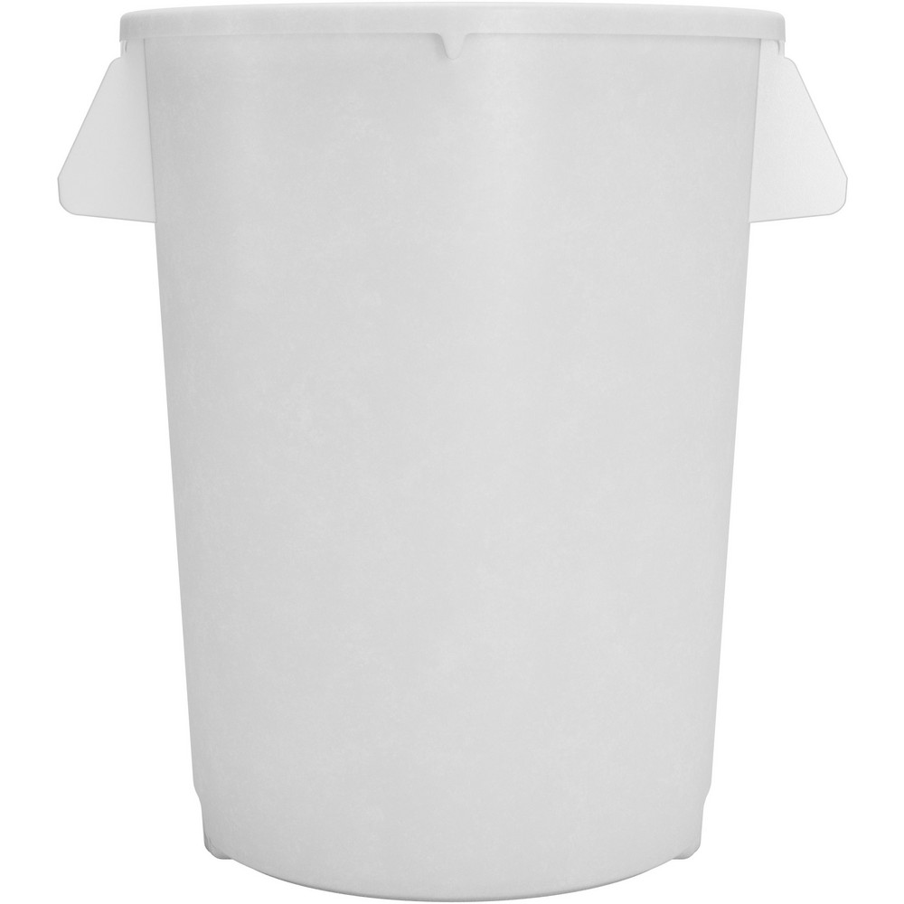 Carlisle - Bronco™ 32 gal Round Trash Container, White | MSC Direct