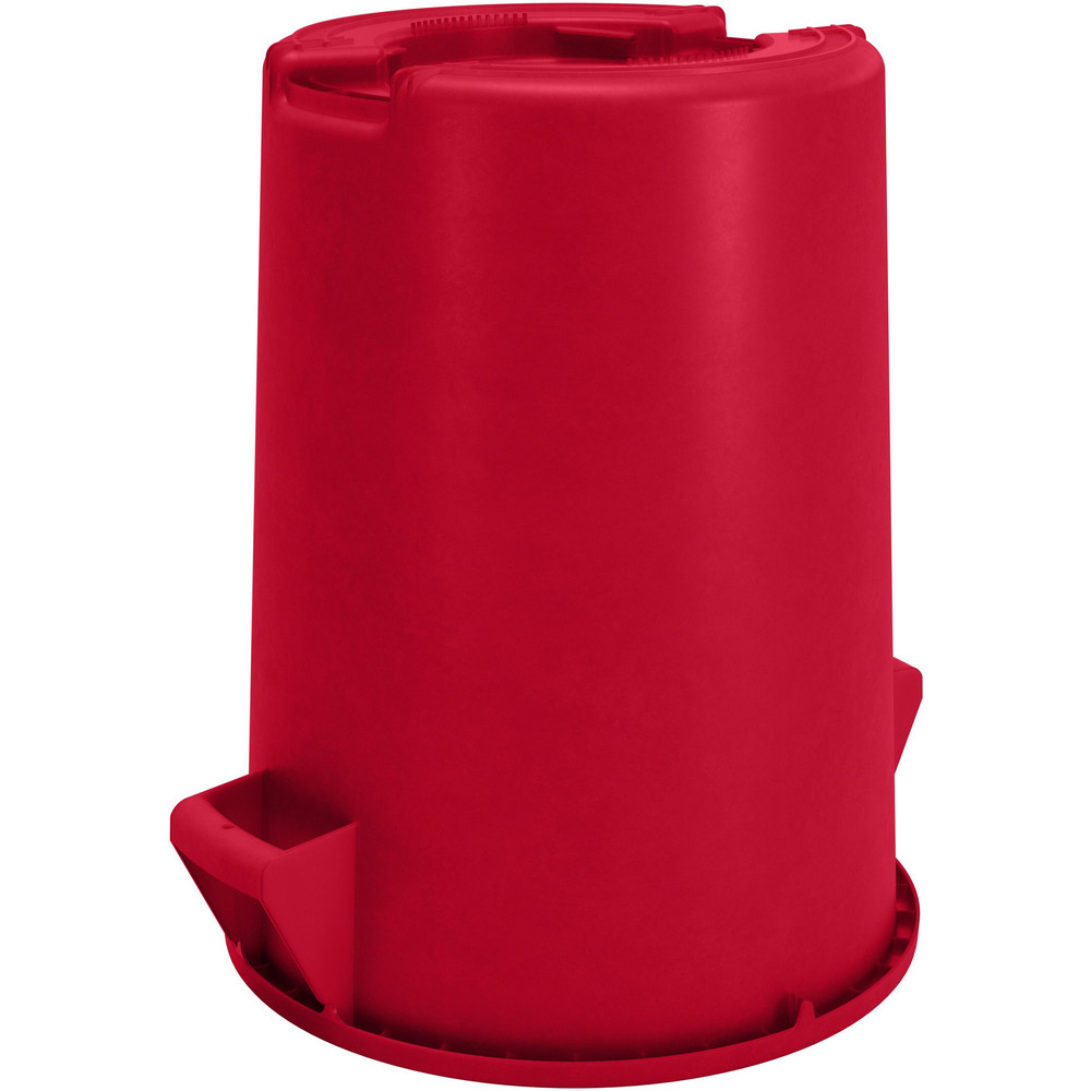 Carlisle - Bronco™ 32 gal Round Trash Container, Red | MSC Direct
