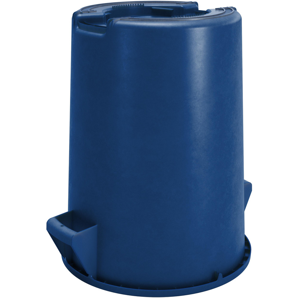 Carlisle - Bronco™ 32 gal Round Trash Container, Blue | MSC Direct