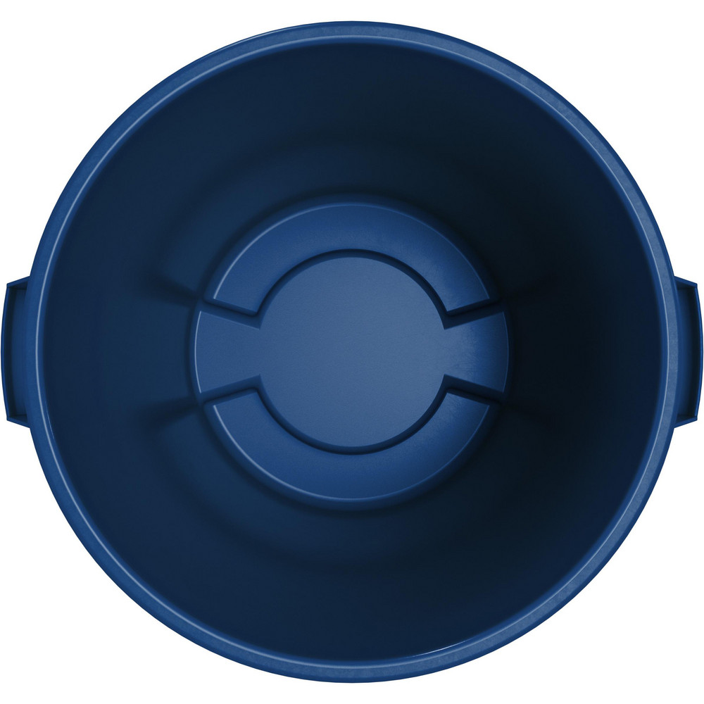 Carlisle - Bronco™ 32 gal Round Trash Container, Blue | MSC Direct
