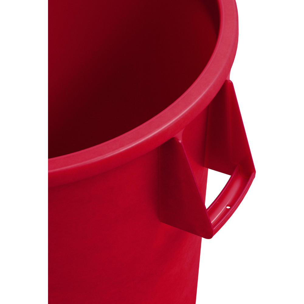 Carlisle - Bronco™ 44 gal Round Trash Container, Red | MSC Direct