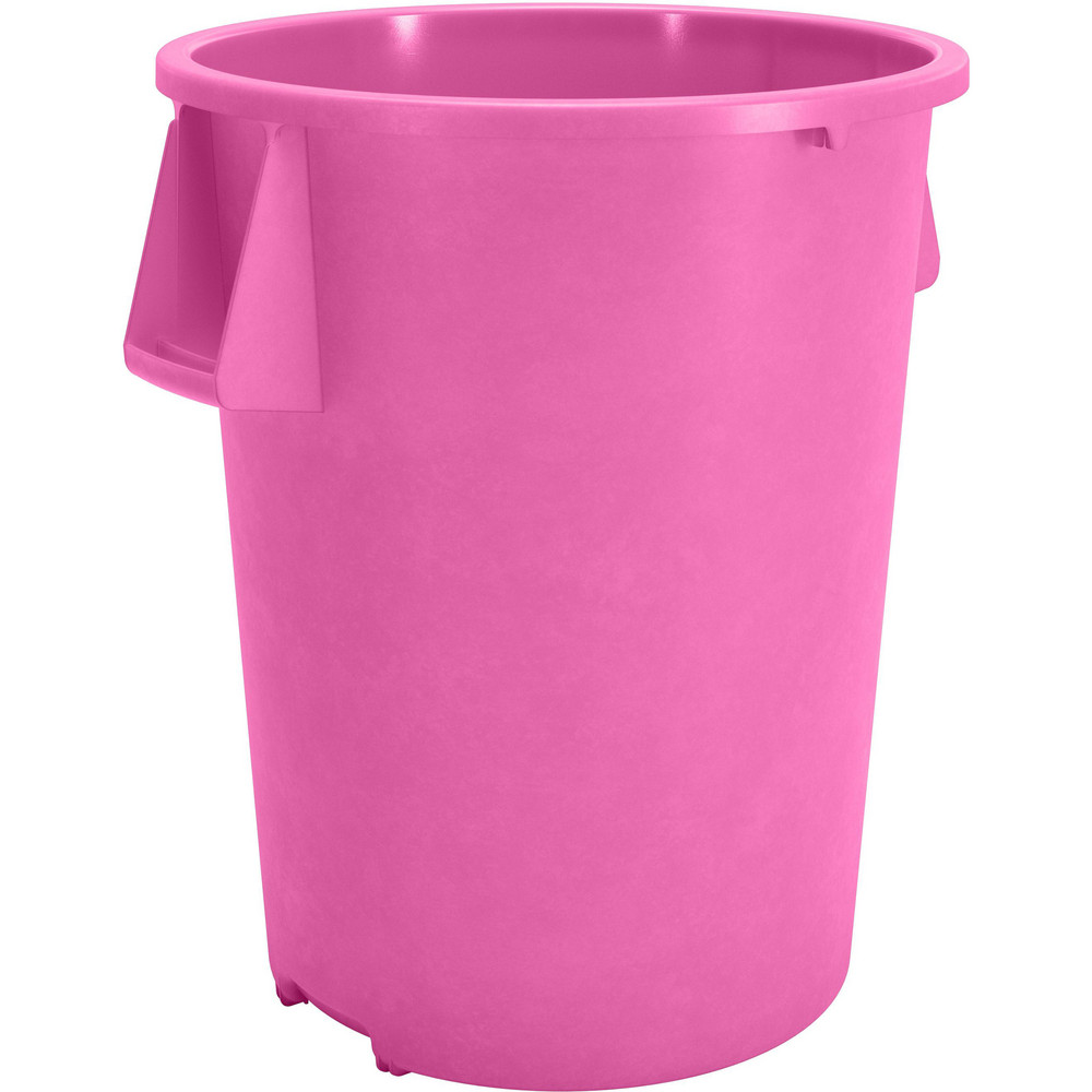Carlisle - Bronco™ 55 gal Round Trash Container, Pink | MSC Direct