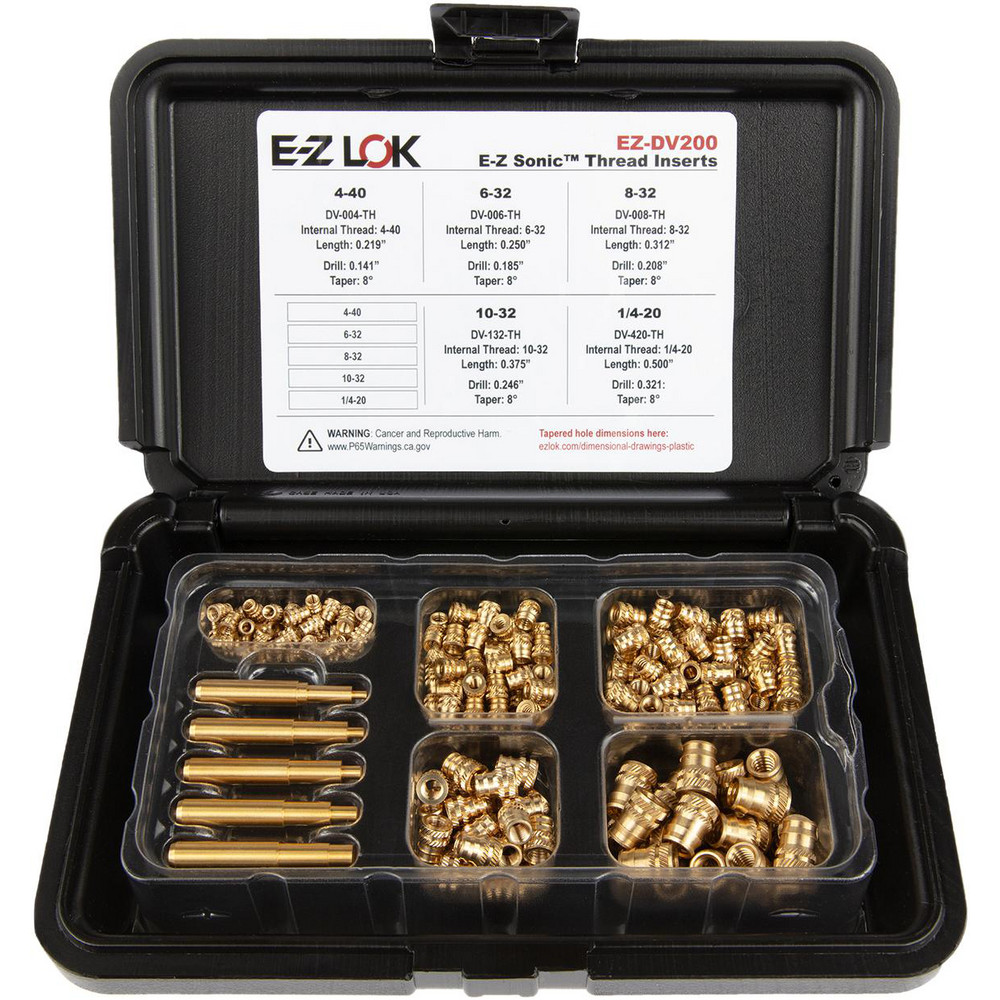 E-Z LOK - Thread Repair Kits: Kit Type: Threaded Insert; Insert Thread ...