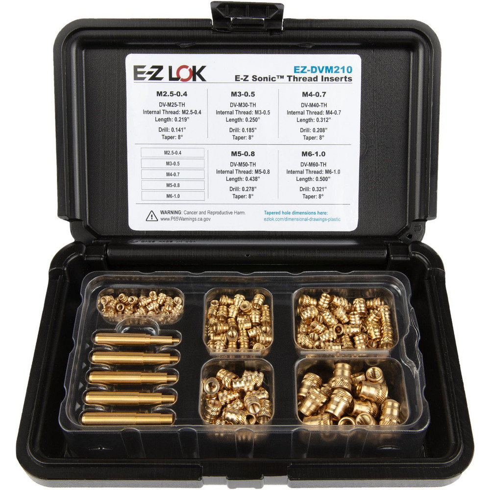 E-Z LOK - Thread Repair Kits: Kit Type: Threaded Insert; Insert Thread ...