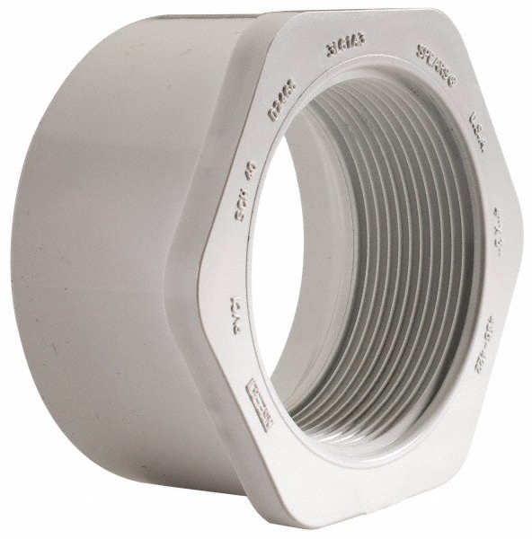 Value Collection - 4 x 3" PVC Plastic Pipe Bushing | MSC Direct