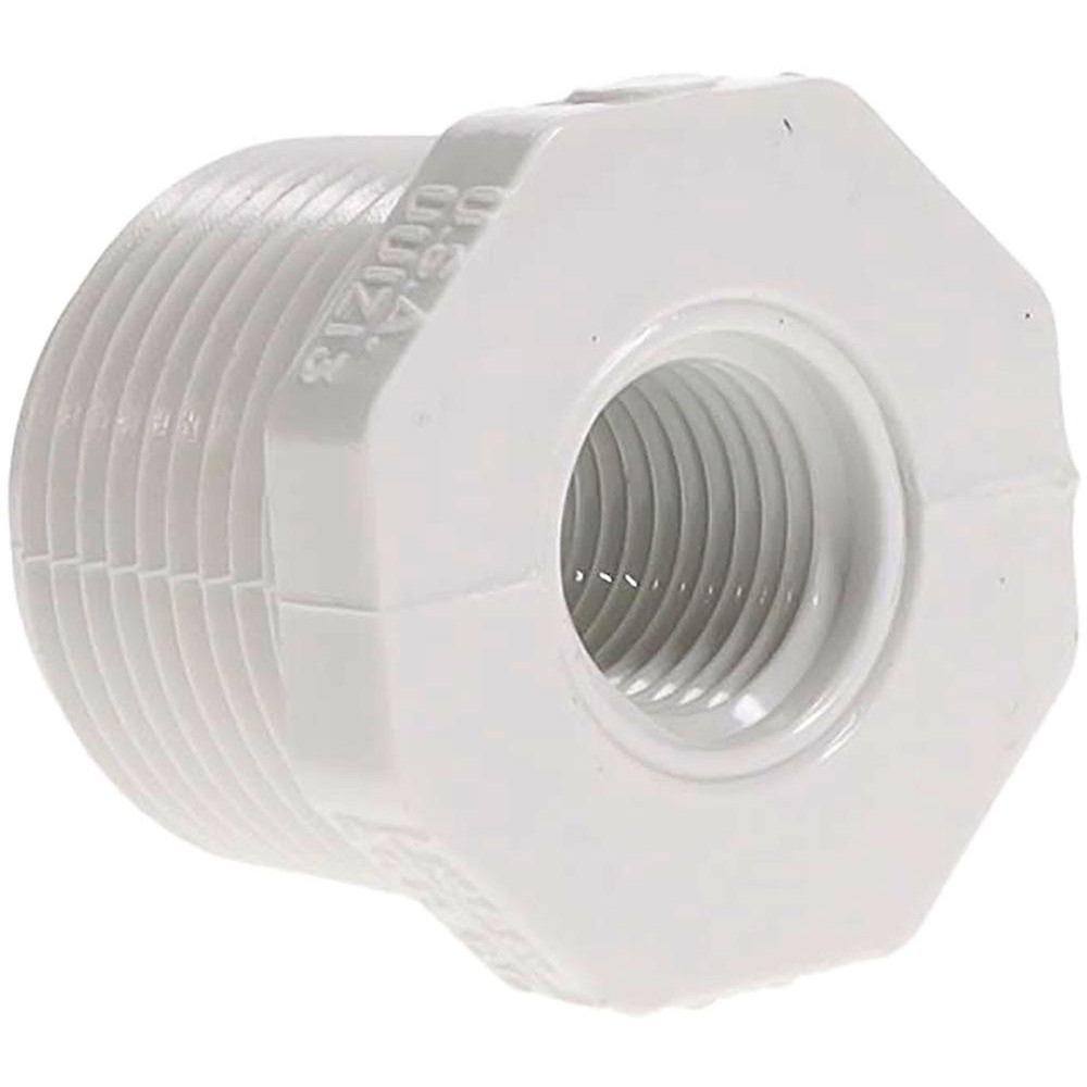Value Collection - 1 x 1/2" PVC Plastic Pipe Bushing | MSC Direct