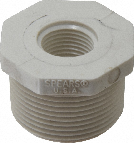 Value Collection - 1-1/4 x 1/2" PVC Plastic Pipe Bushing | MSC Direct