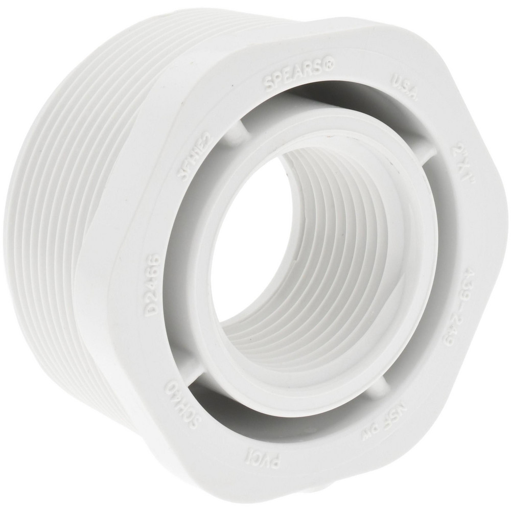 Value Collection - 2 x 1" PVC Plastic Pipe Bushing | MSC Direct