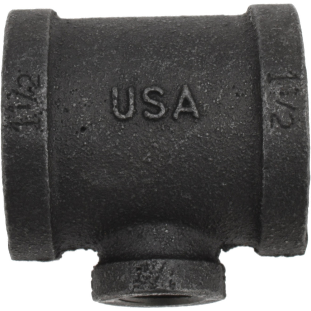 Value Collection - Black Reducer: 1-1/2 x 1-1/2 x 1/2", Threaded | MSC ...