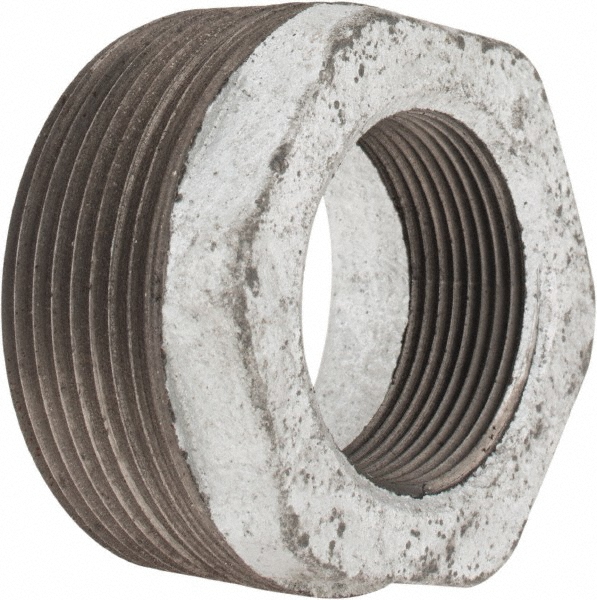 Value Collection - 2-1/2 x 1-1/2" Galvanized Malleable Iron Pipe Hex ...