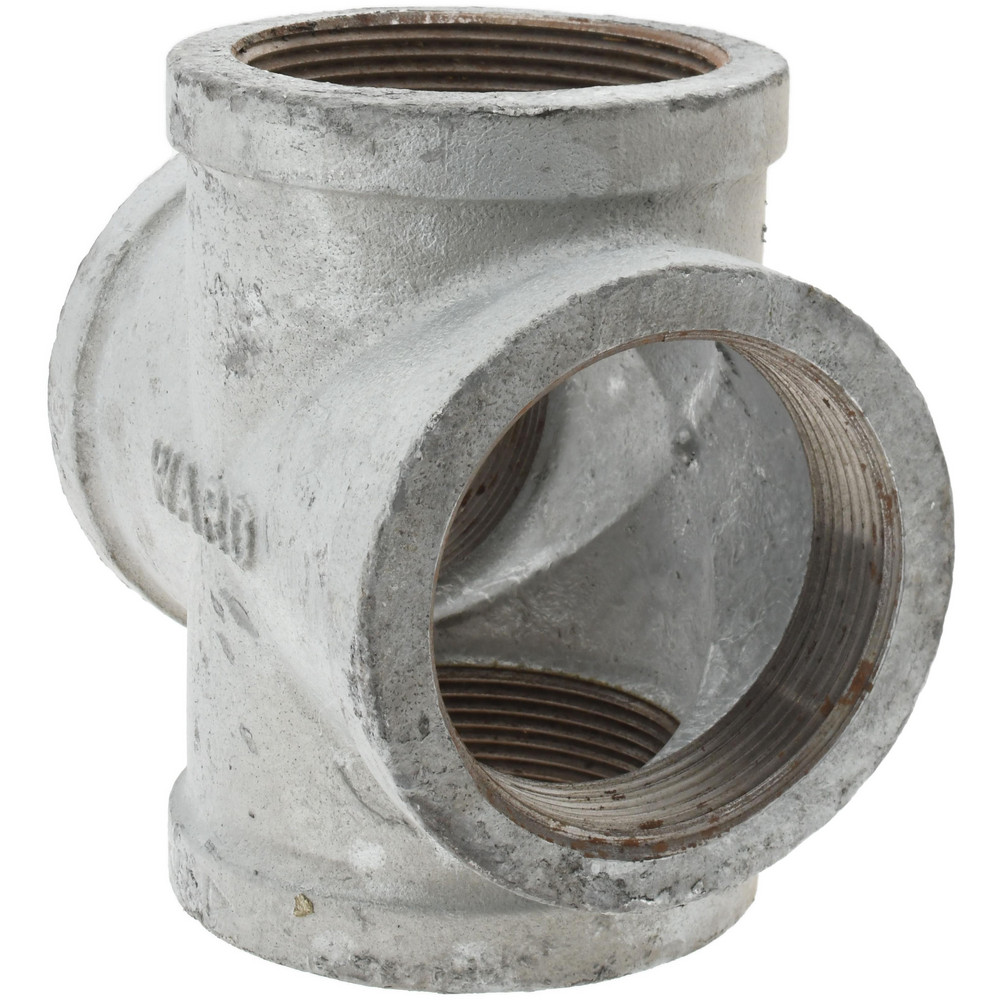 Made in USA - Malleable Iron Pipe Cross: 3" Fitting | MSC Direct