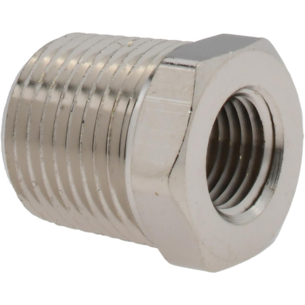 Value Collection - Brass Pipe Bushing: 1/2x1/4" Fitting, MNPT x FNPT ...