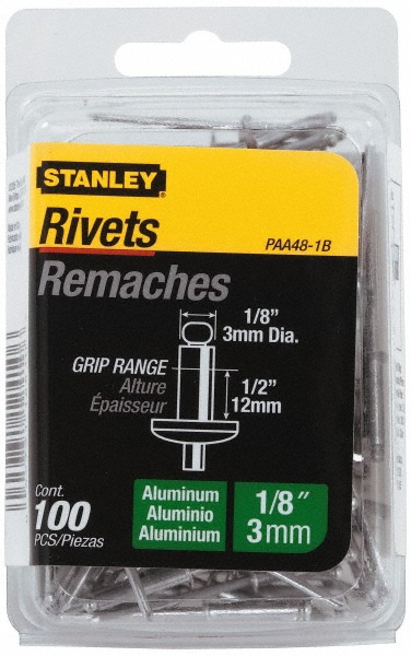 Stanley - Aluminum Color Coded Blind Rivet - 74029489 - MSC Industrial ...