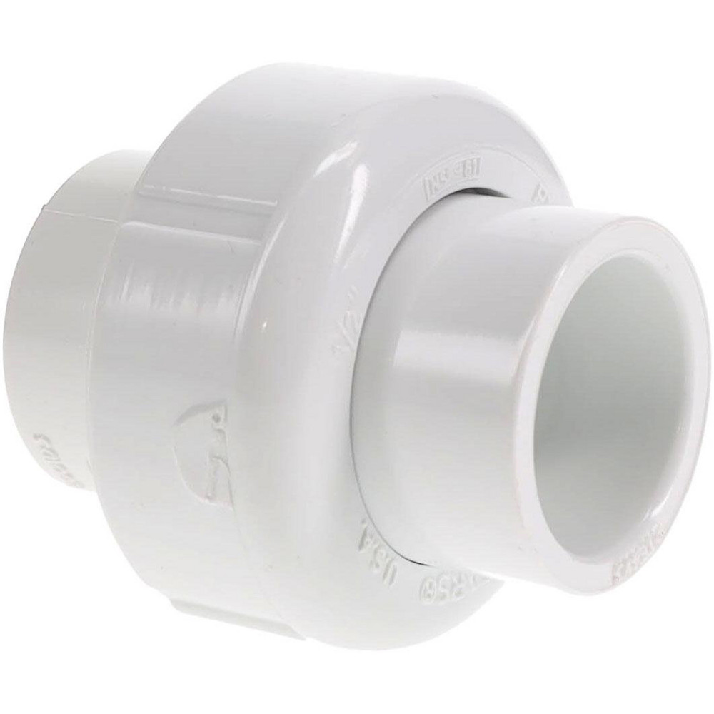 PRO-SOURCE - 1/2" PVC Plastic Pipe Union with EPDM O-Ring | MSC Direct