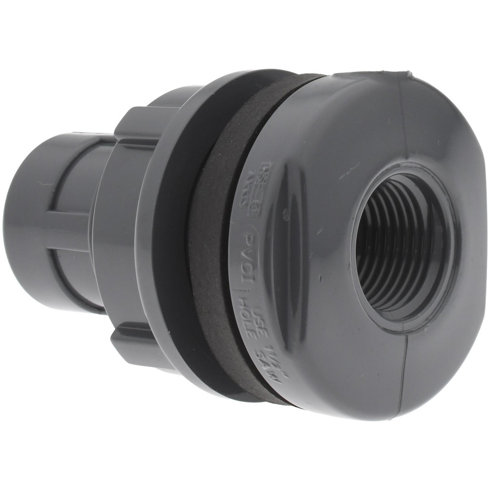 Value Collection - 1/2" PVC Plastic Pipe Tank Adapter | MSC Direct