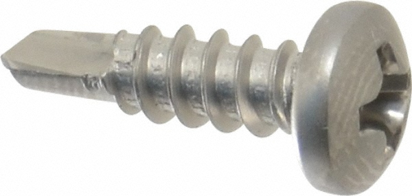 Value Collection - #6, Pan Head, Phillips Drive, 1/2" Length Under Head ...