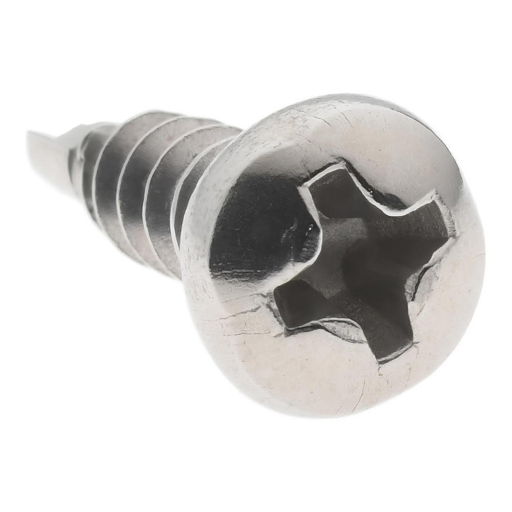 Value Collection - #6, Pan Head, Phillips Drive, 1/2" Length Under Head ...