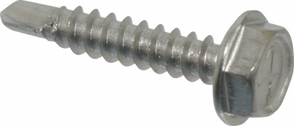 Value Collection - #6, Hex Washer Head, Hex Drive, 3/4" Length Under ...