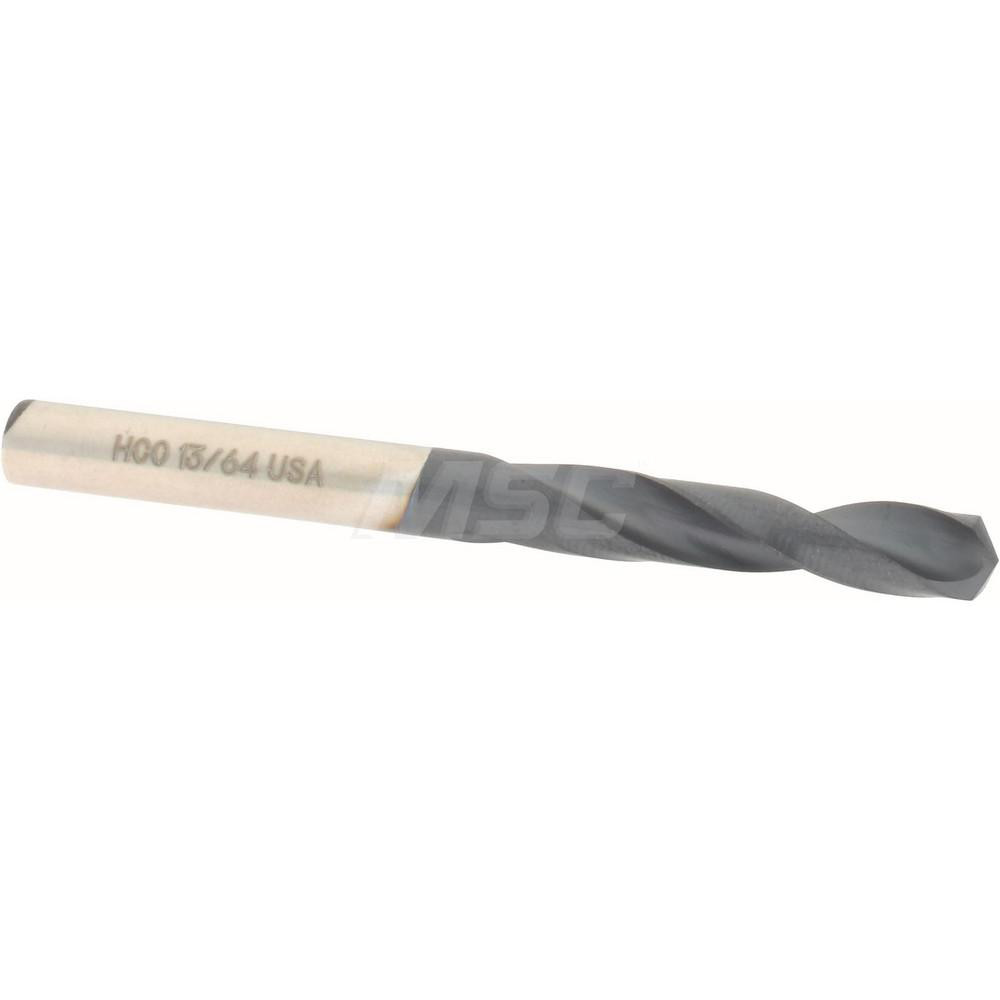 Hertel - Screw Machine Length Drill Bit: 13/64" (0.2031) Dia, 135 deg ...